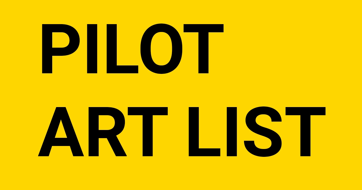 PILOT ART LIST